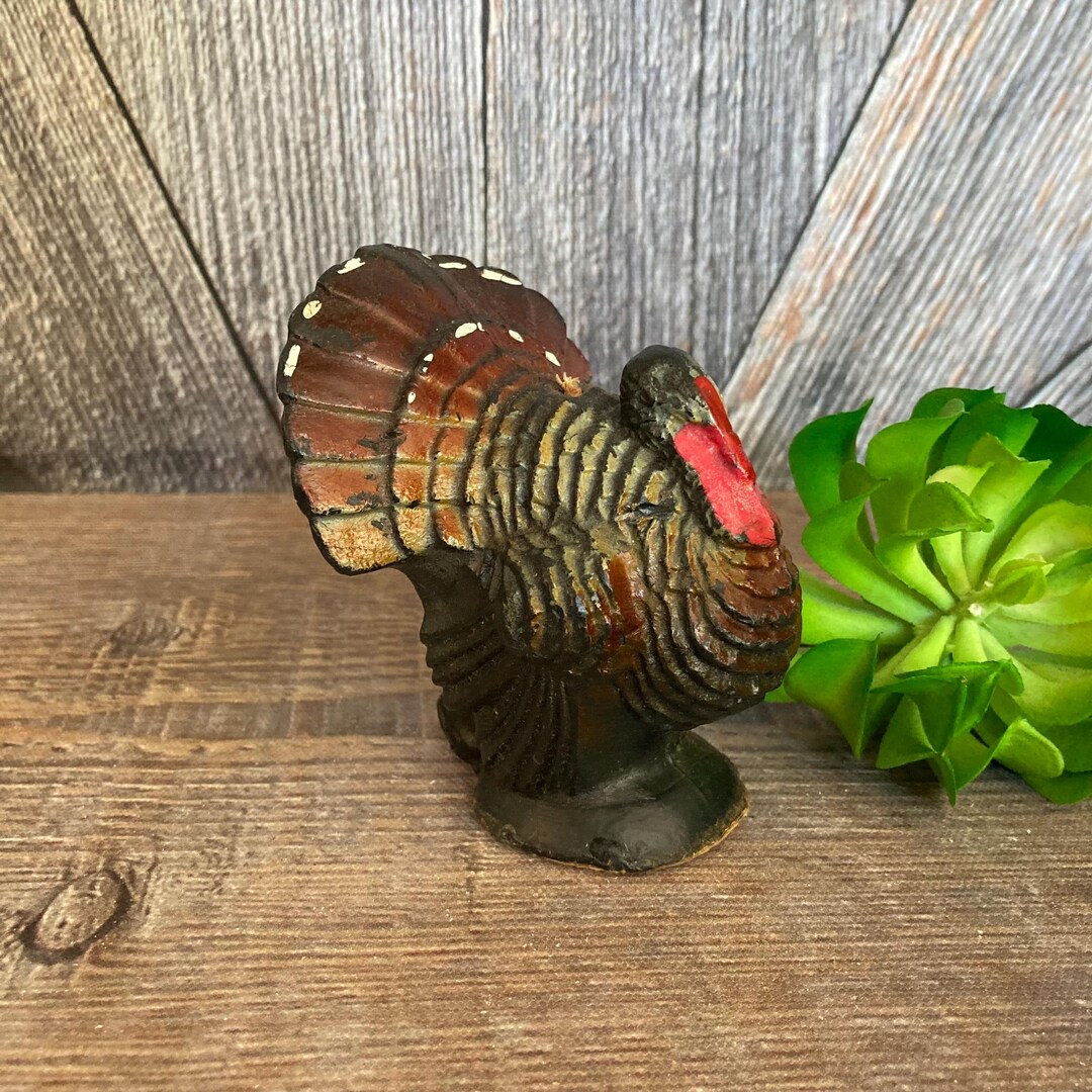 Vintage Turkey Candle Thanksgiving Decor Gurley Candle Turkey ...