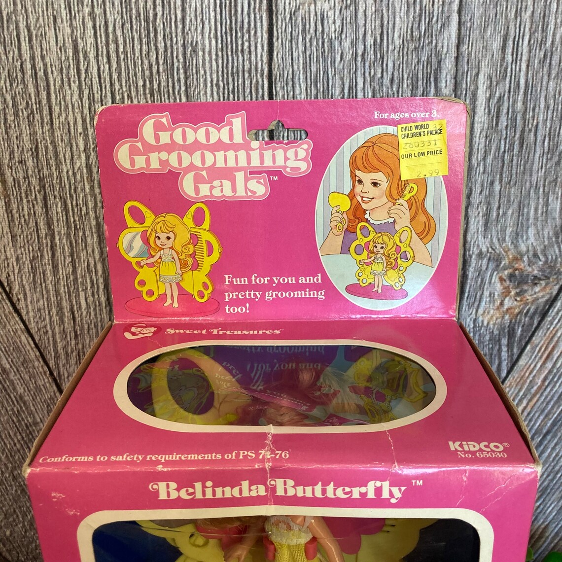Vintage Good Grooming Gals Belinda Butterfly, Kidco 65030, Sweet ...