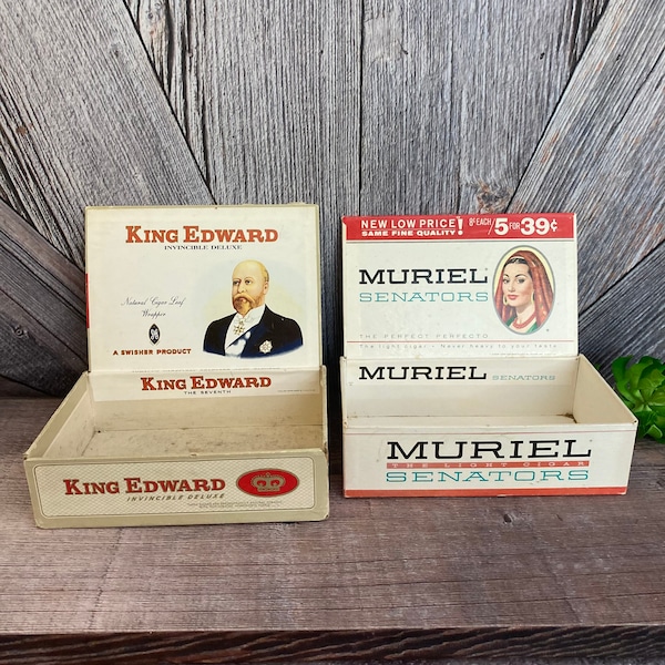King Edward Cigar Box - Etsy