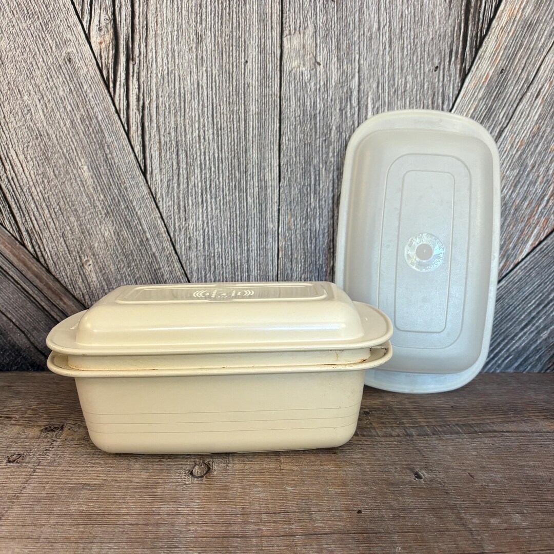 Vintage Tupperware Ultra 21 Bread Loaf Pan Ovenware Dish Storage ...