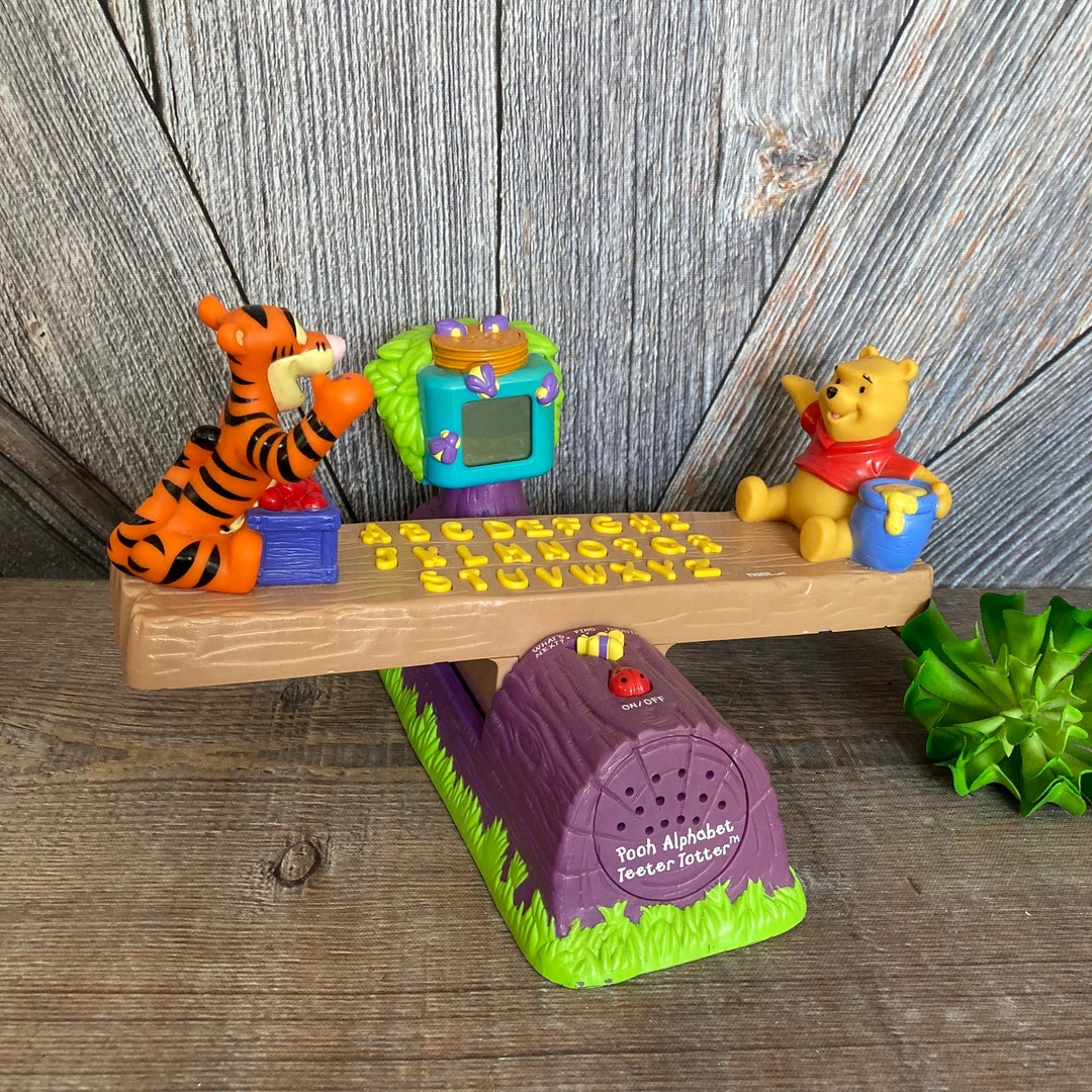 Winnie the Pooh Alphabet Teeter Totter Toy Disney Toddler Toy Alphabet ...