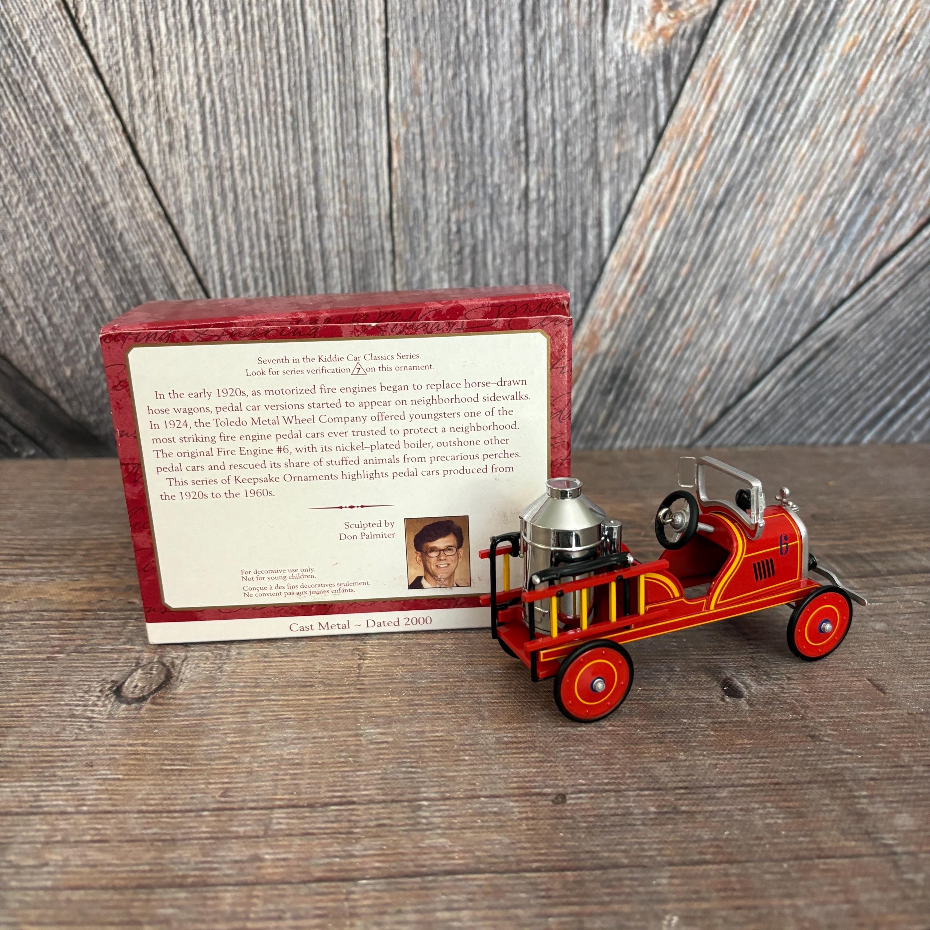 Vintage 1924 Toledo Fire Engine #6 Kiddie Car Classics Fire Brigade ...