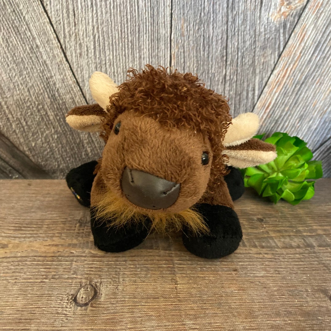 Vintage Buffalo Plush Webkinz Ganz 8 Inch ORIGINAL Toy Stuffed Animal ...