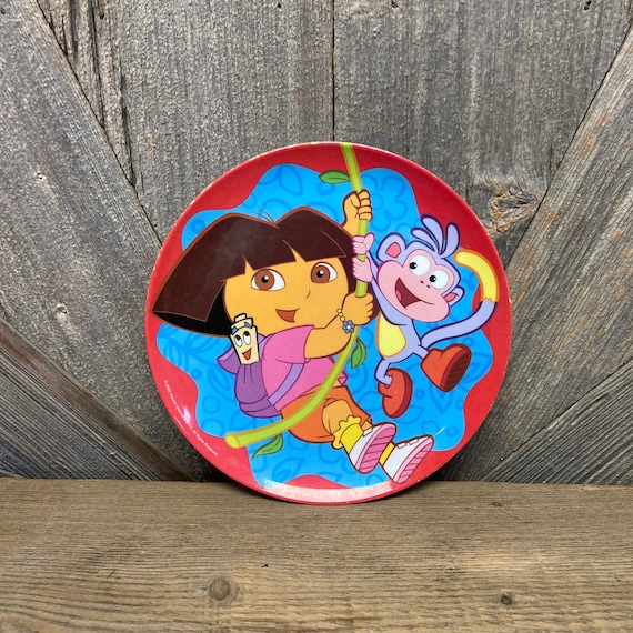 Vintage Dora the Explorer Plate Adventures of Dora and Boots - Etsy