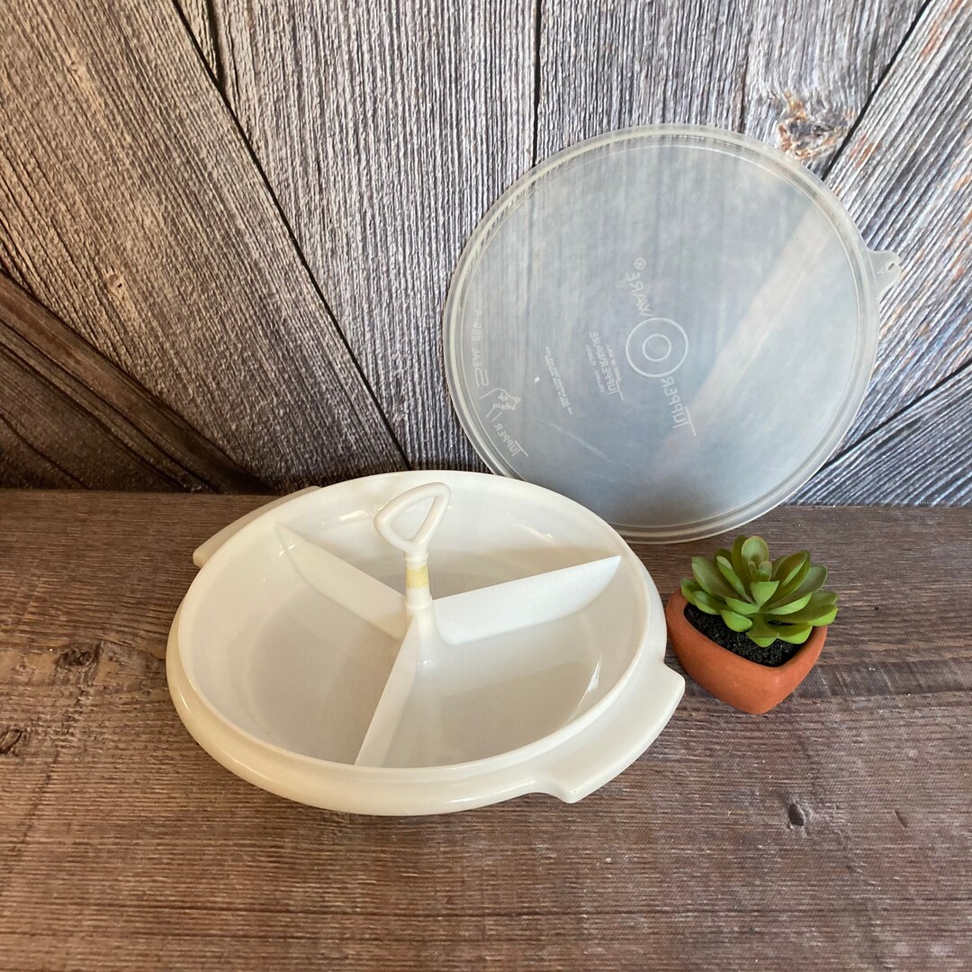 Vintage Tupperware Suzette Relish Topping Keeper 608 Dish Storage ...