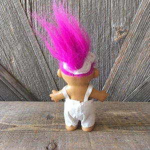 Vintage Painter Troll Doll pastel Painter Troll With Pink - Etsy