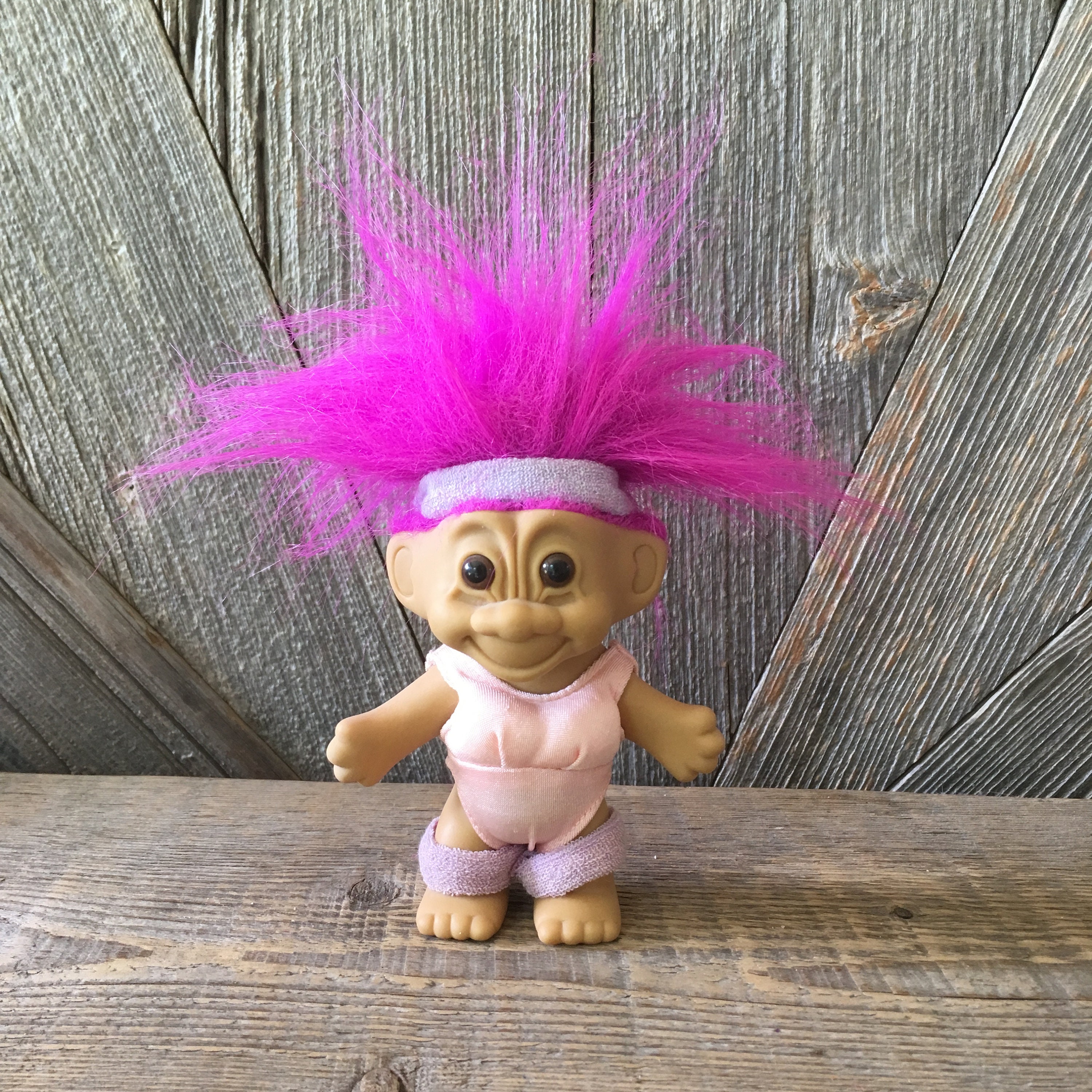 Vintage Work Out Troll Doll aerobics Troll W/ Purple Hair - Etsy