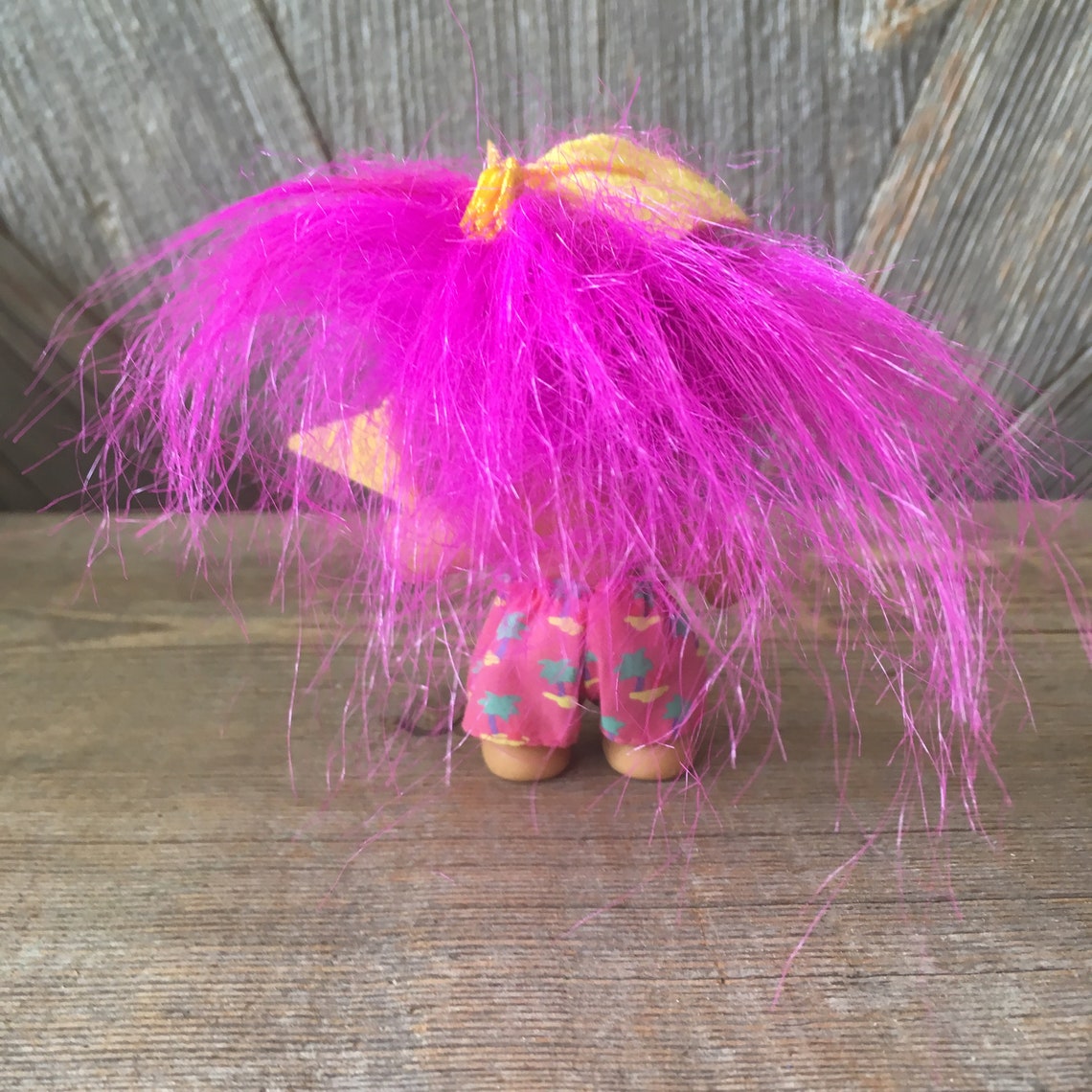 Graduation Troll Yellow Hat Purple Hair Troll vintage Russ - Etsy