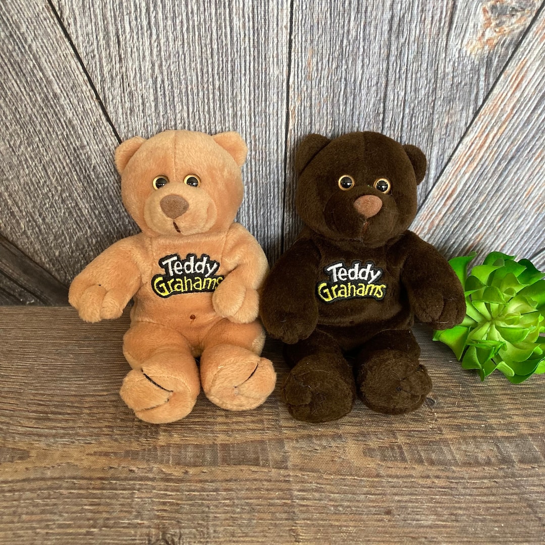 2 Teddy Grahams Bears Bean Bag Bears Spicy Cinnamon and TG the ...
