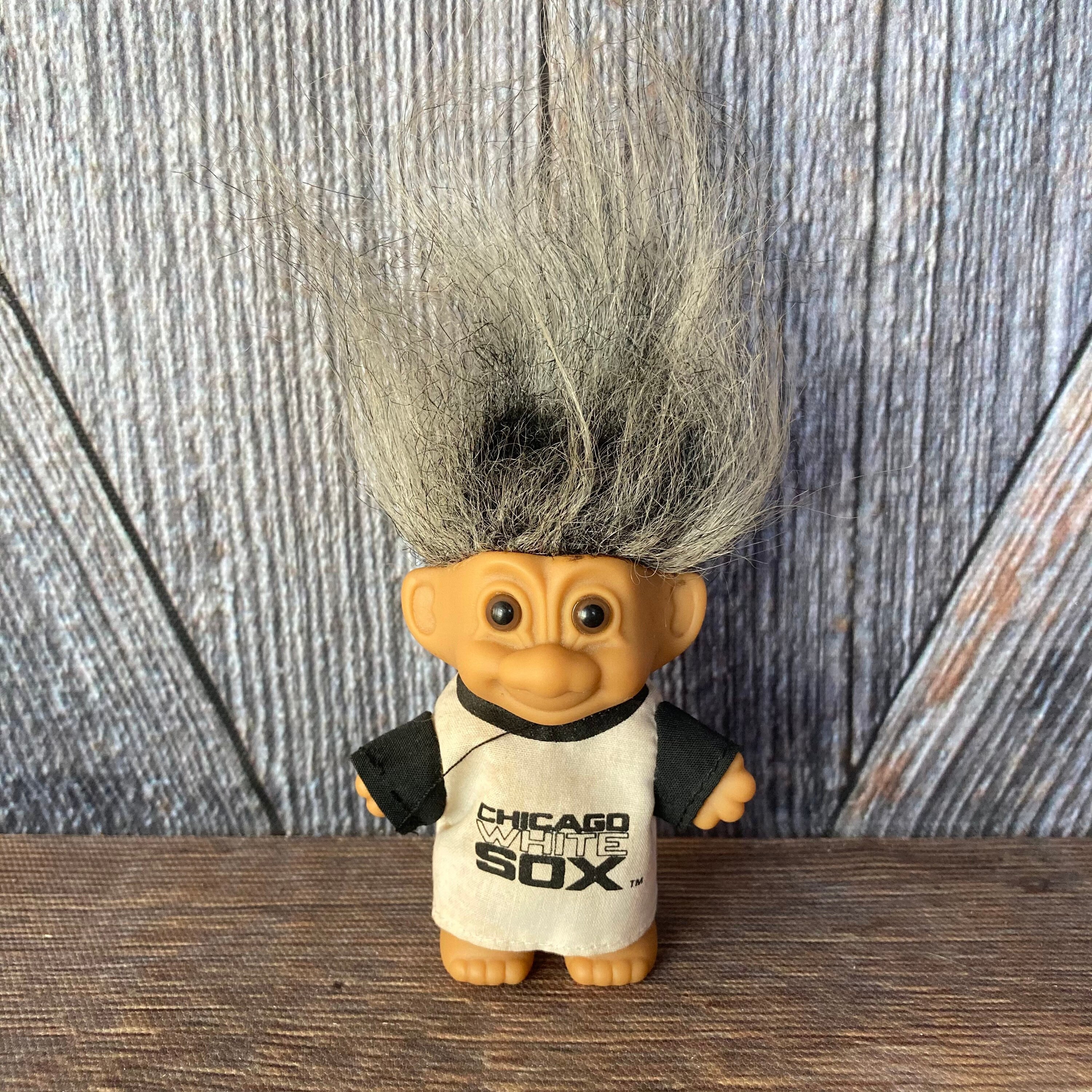 Dolls Vintage Troll Doll Chicago White Sox Baseball Player with Gray ...