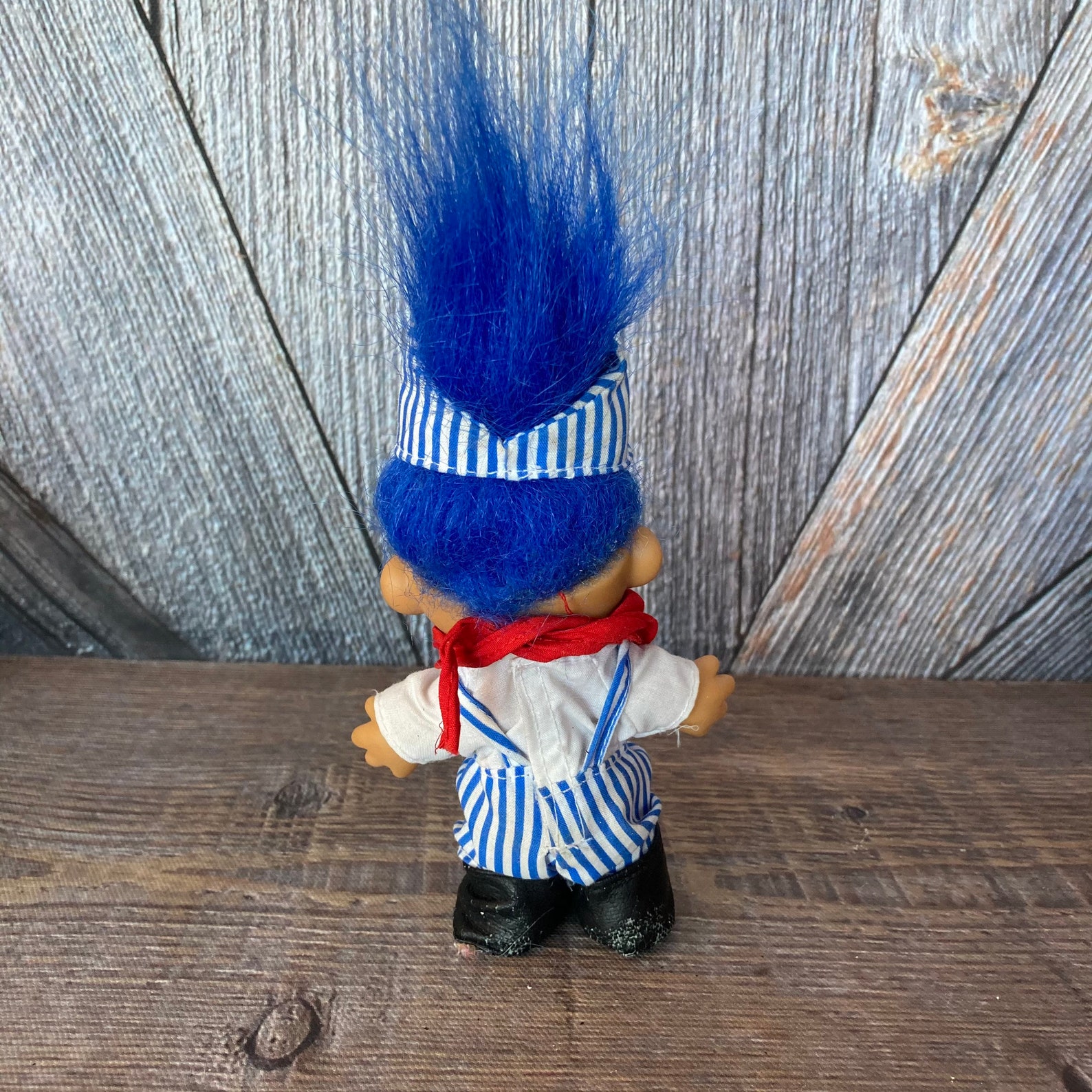 Vintage Engineer Troll Doll Train Conductor Hair Russ Berrie 5 | Etsy