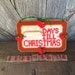 Vintage Christmas Countdown Ornament Handmade Plastic Cross Stitch ...