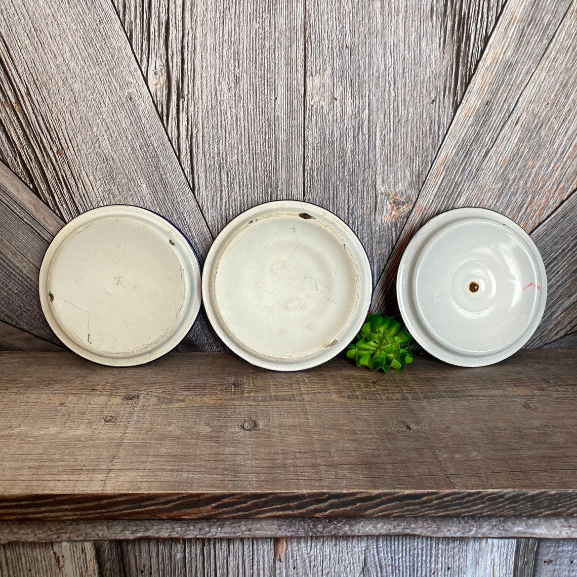 Vintage Enamel Lid enamelware Replacement Lid DIY Rustic Bird - Etsy