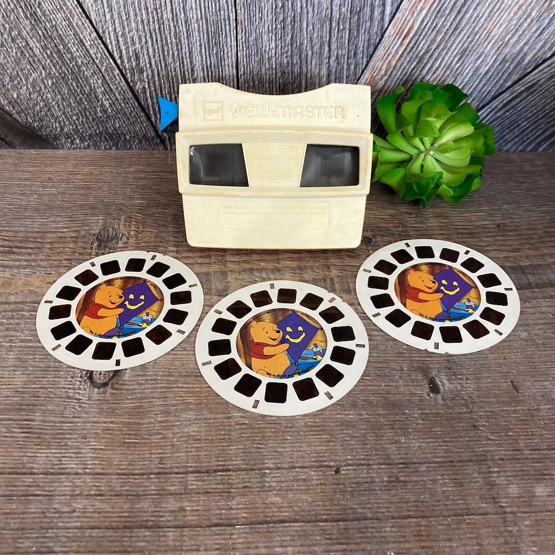 Vintage View Master 90s Toy With {winnie the Pooh's High Flying ...