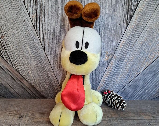 Vintage Odie Plush Garfield Cartoon Comic Dog 15 Inch ORIGINAL Play by ...