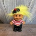 Vintage French Troll Doll french Girl Troll With Hair Beret - Etsy