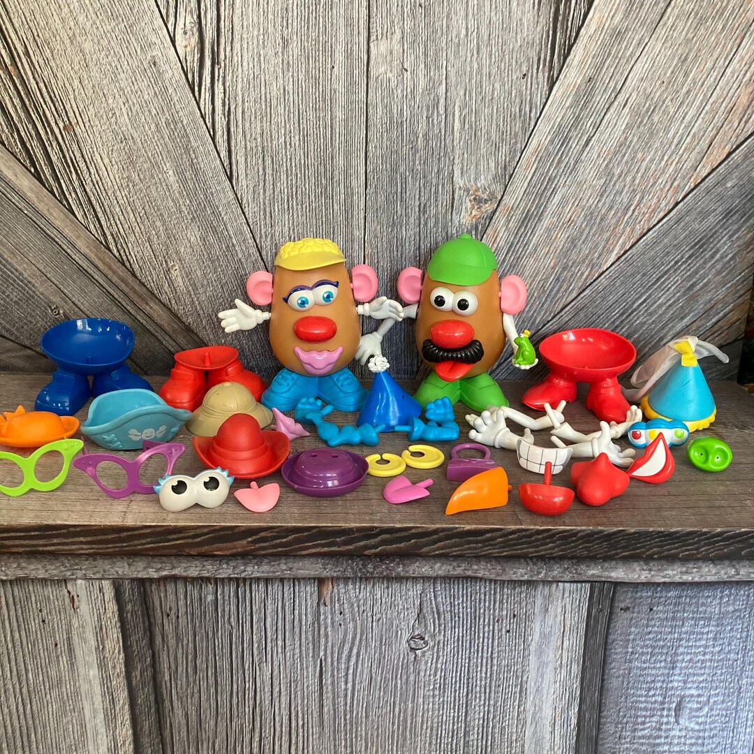 Mr. Potato Head and Mrs. Potato Head Toy Story Toys attachable Play ...