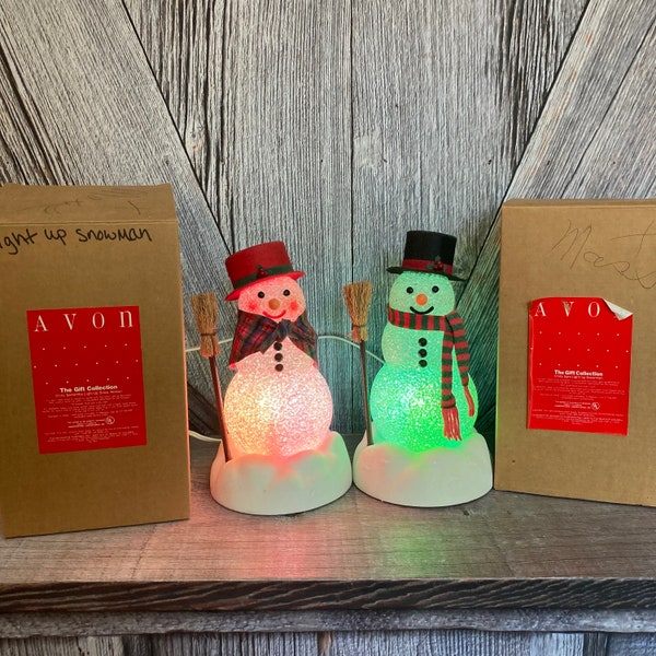 Avon Snowman - Etsy