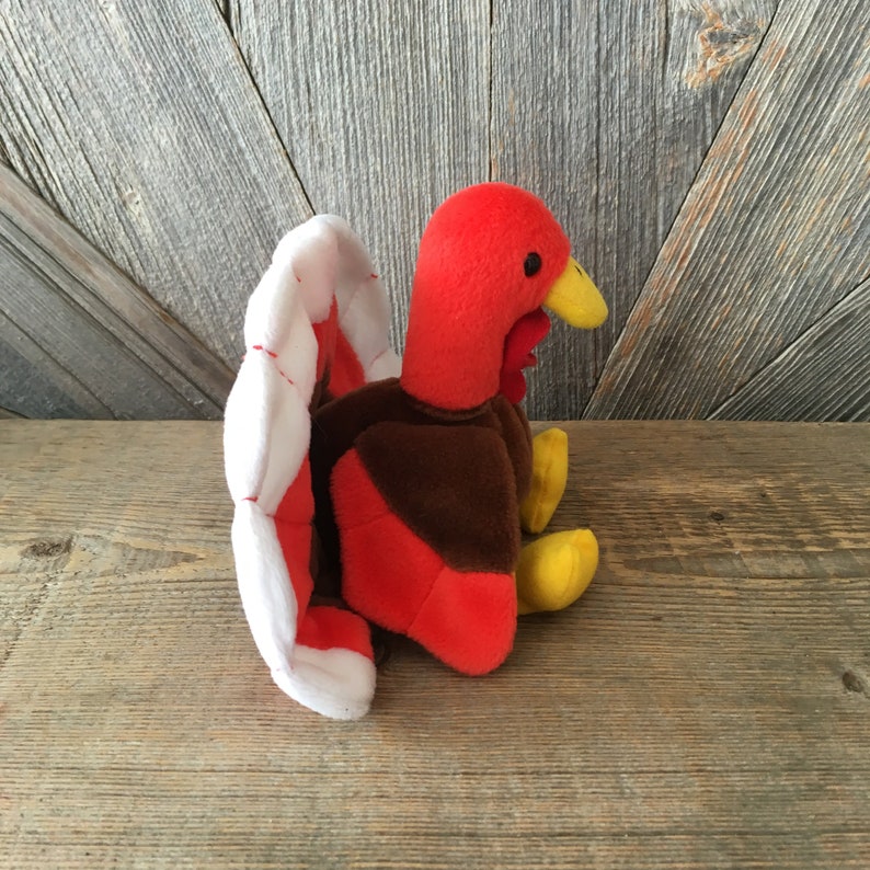 Vintage Turkey Beanie Baby Thanksgiving Ty Turkey Beanie | Etsy