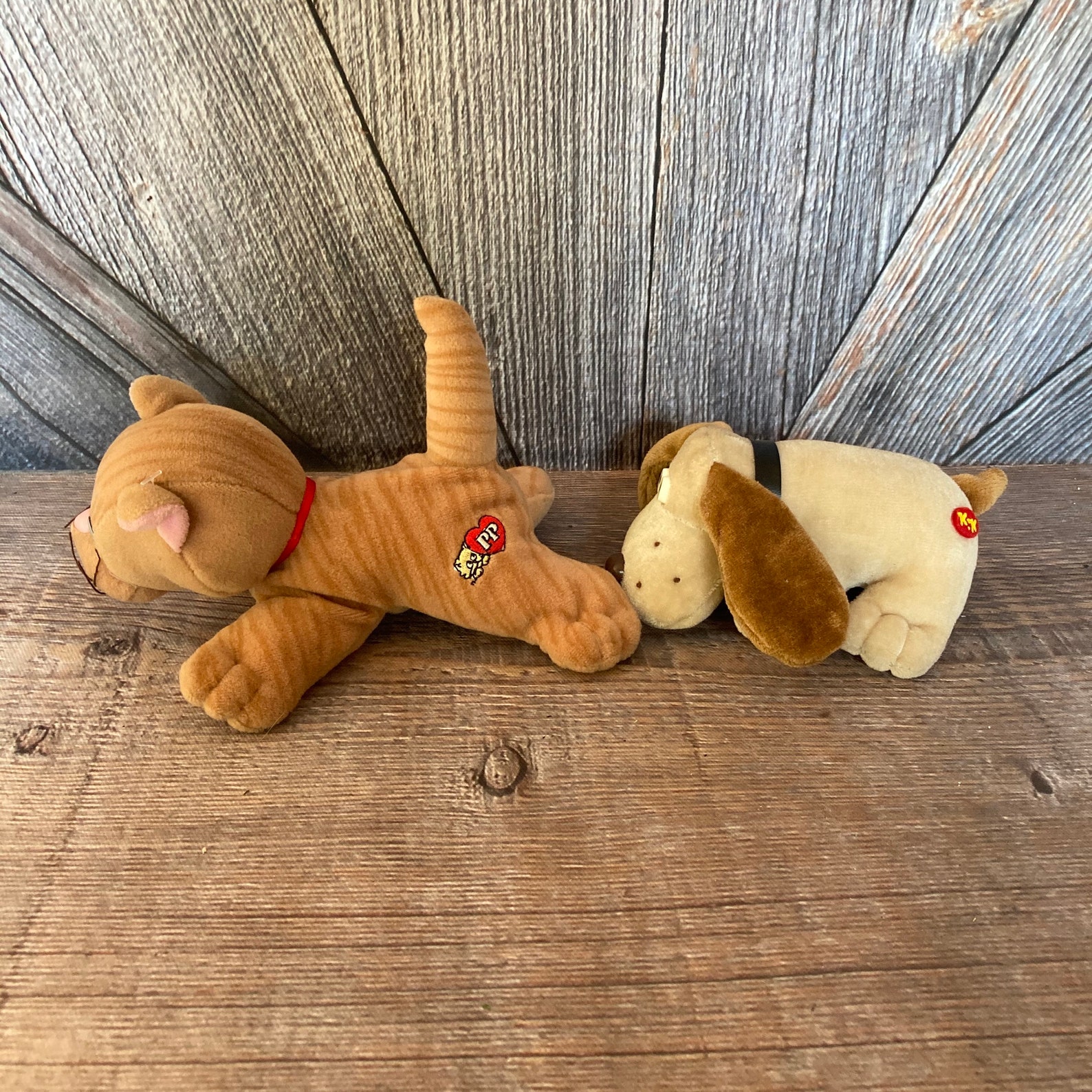 2 Pound Puppy Plush Toy Small 7 in Vintage Pound Purry Puppy | Etsy