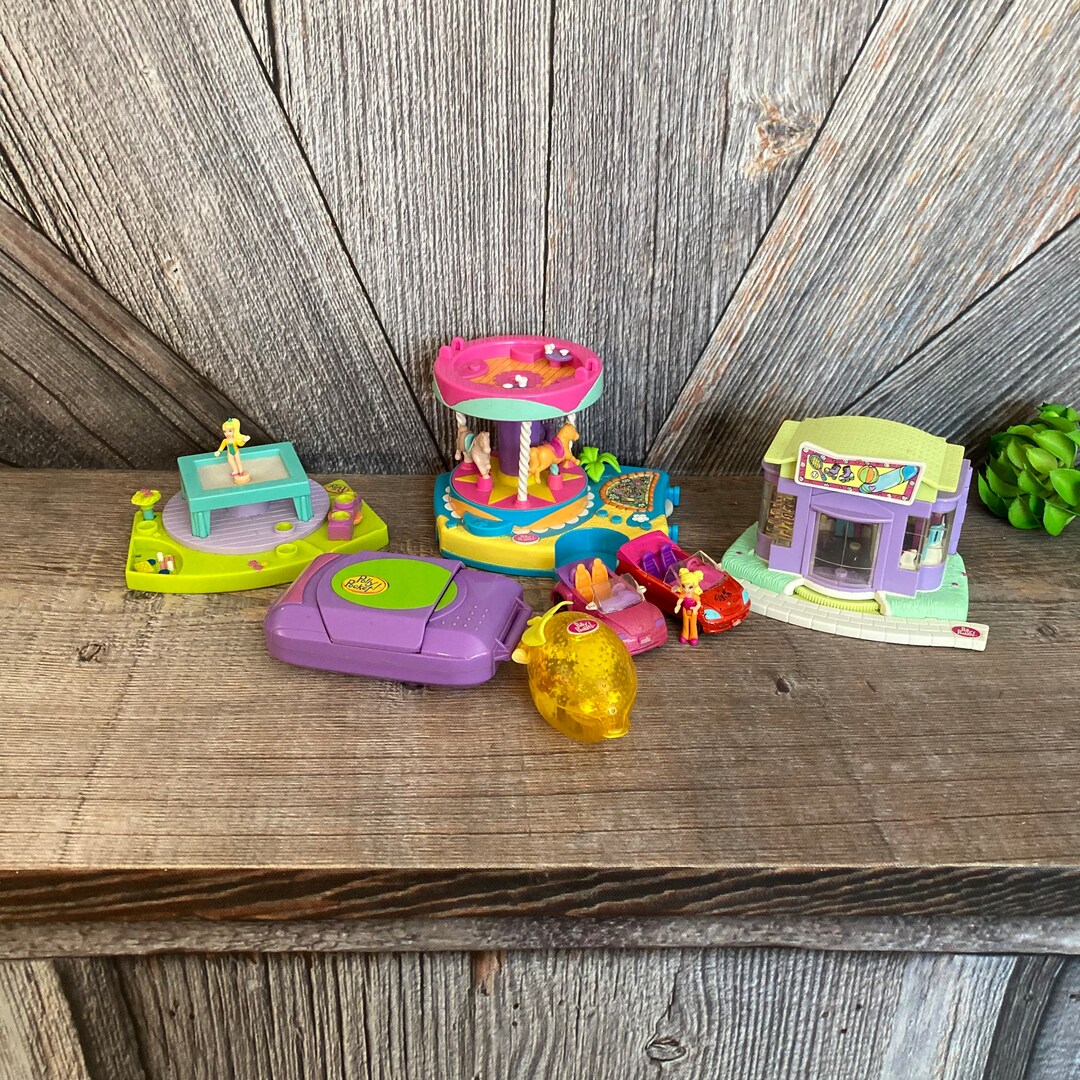Vintage Polly Pocket Lot Y2K 2000s Polly Pockets Lemon Camera Bluebird ...