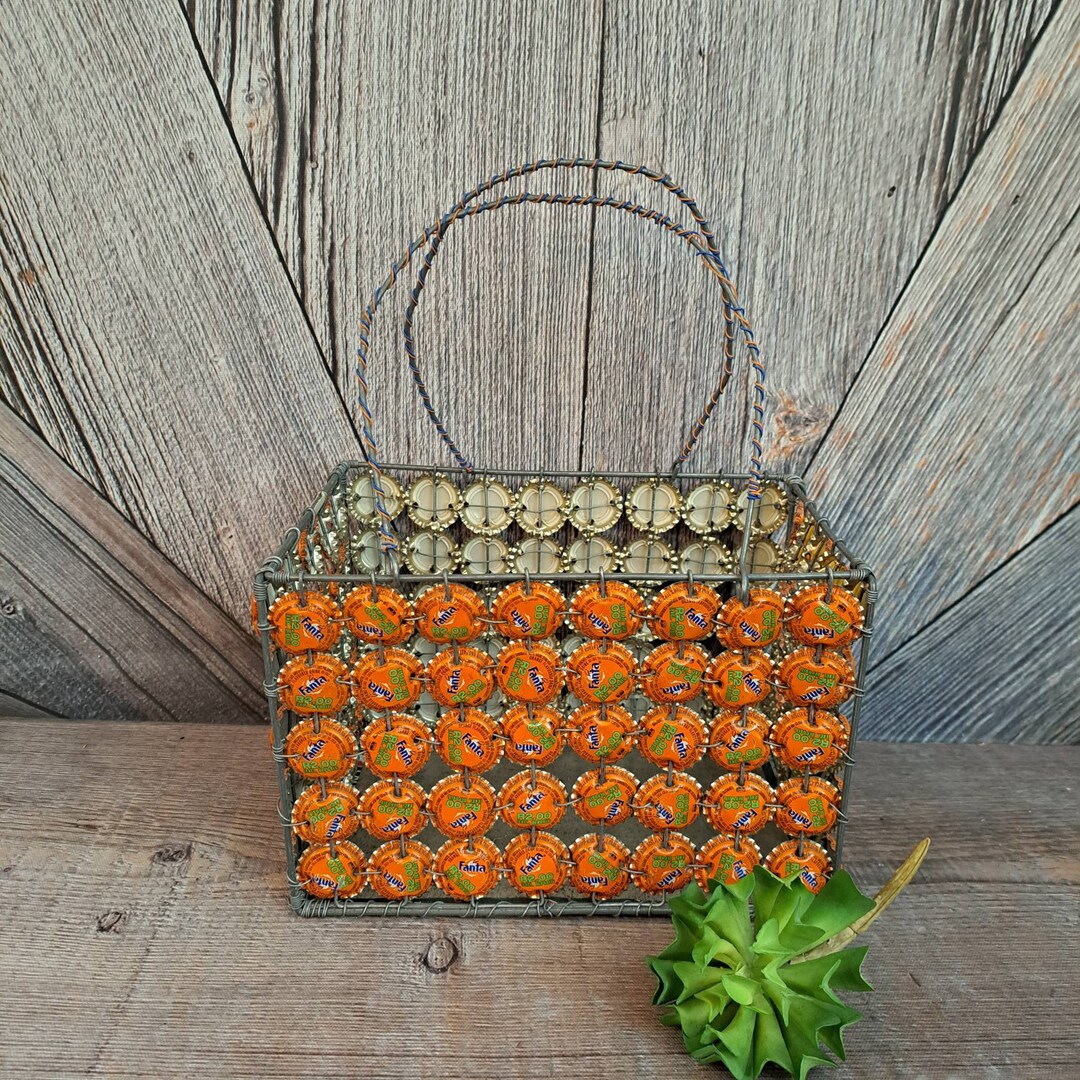 Vintage African Folk Art Fanta Basket {south Africa Fanta Soda ...