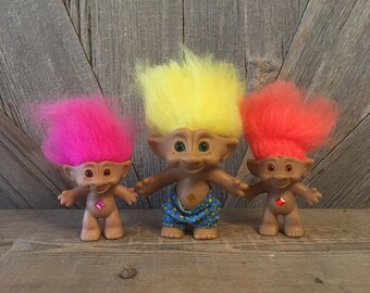 Yellow Hair Troll | Etsy