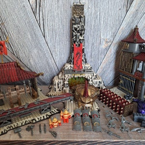 Vintage Mega Bloks Odaku Armory 9812 {NEAR COMPLETE} Instructions ...