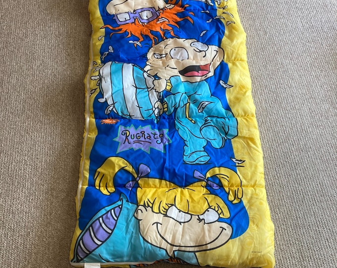 Vintage Rugrats Sleeping Bag {vintage 90s Kid Sleepover Bedding Blanket ...