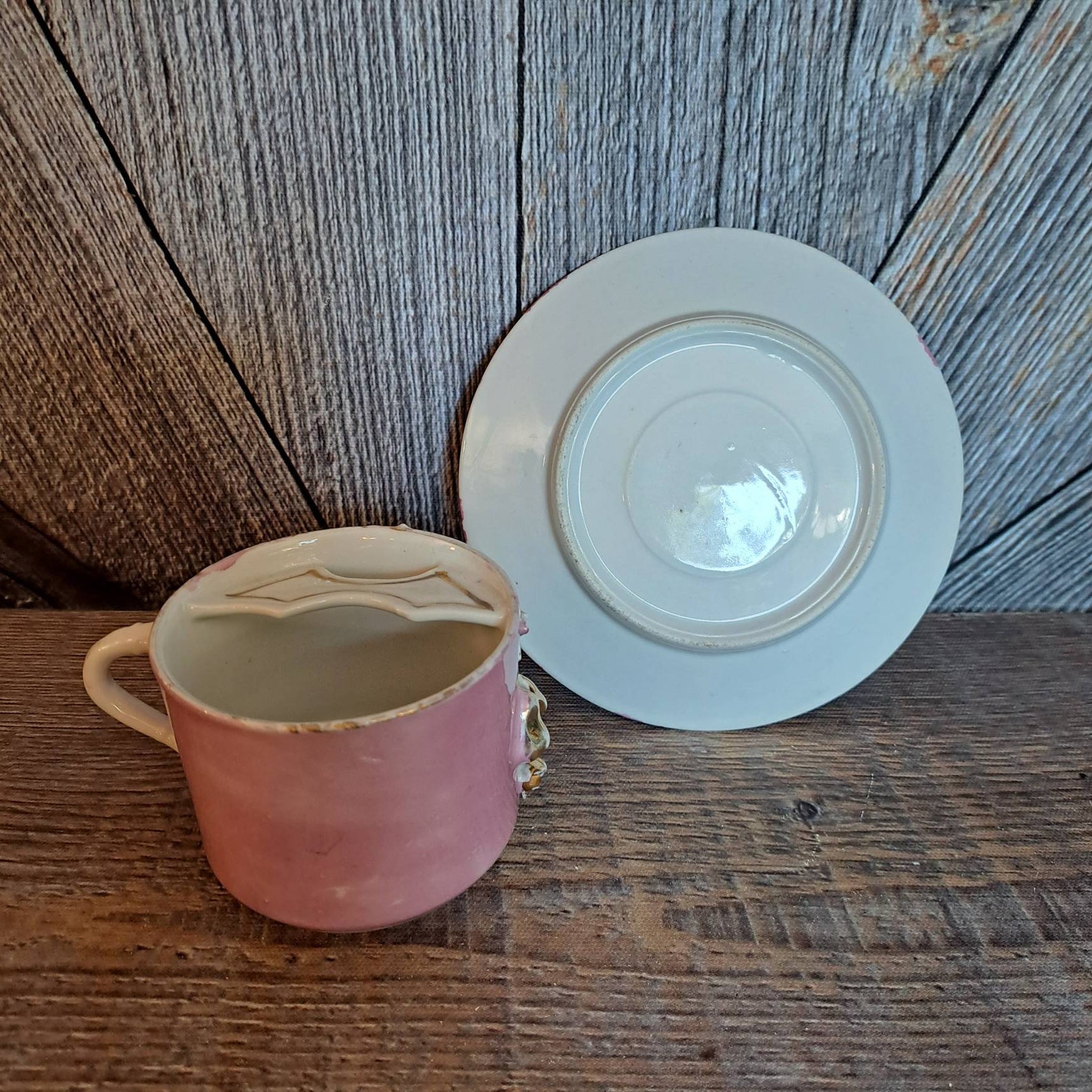 Ironic Vintage Mustache Moustache Cup and Saucer Victorian - Etsy