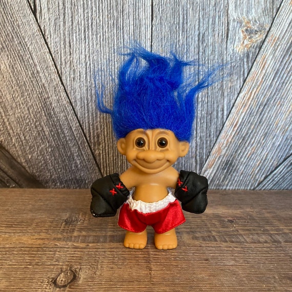 Vintage Boxer Troll Doll Boxer Boxing Troll Hair Russ Berrie 5 | Etsy