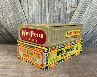 Wm Penn Cigar Box - Etsy