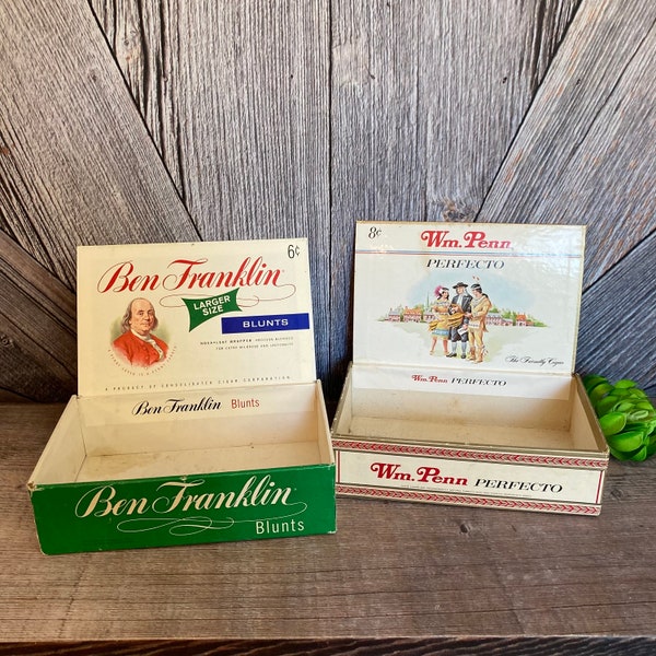 Wm Penn Cigar Box - Etsy