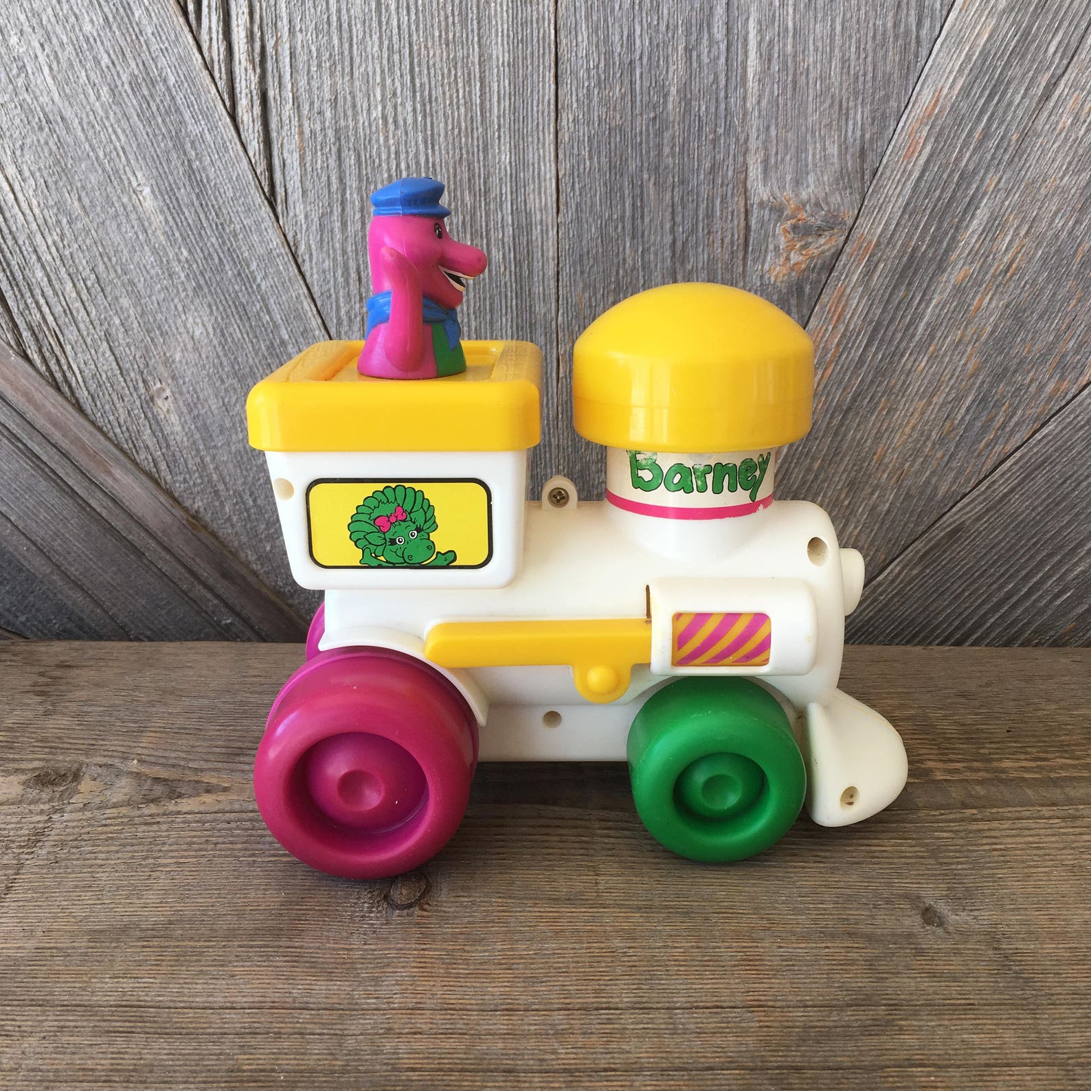 Barney Train Toy lyons Group Barney Engineer Conductor - Etsy
