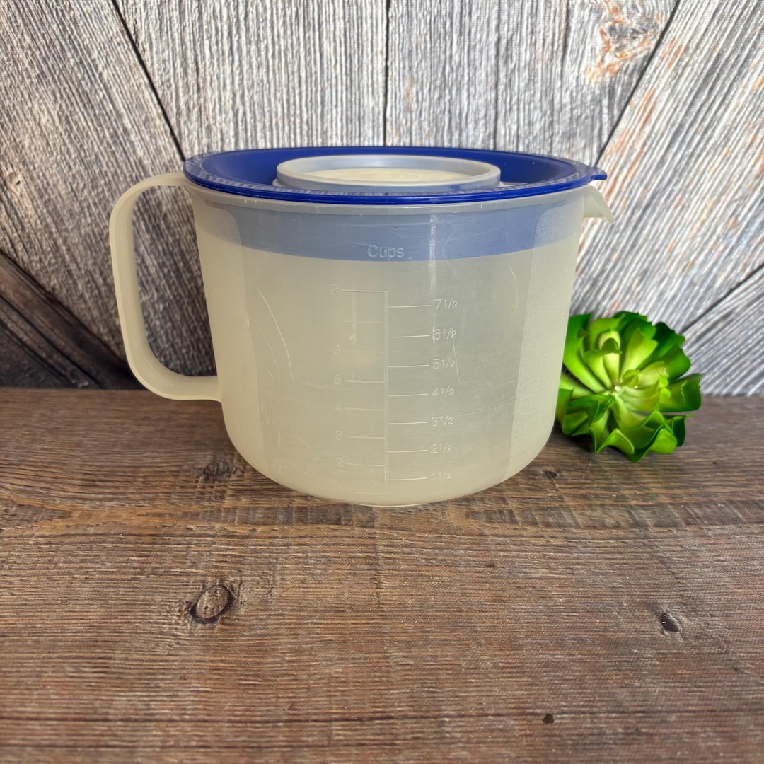 Vintage Tupperware Measuring Cup 8 Cups {plastic Tupper Ware Mix and ...