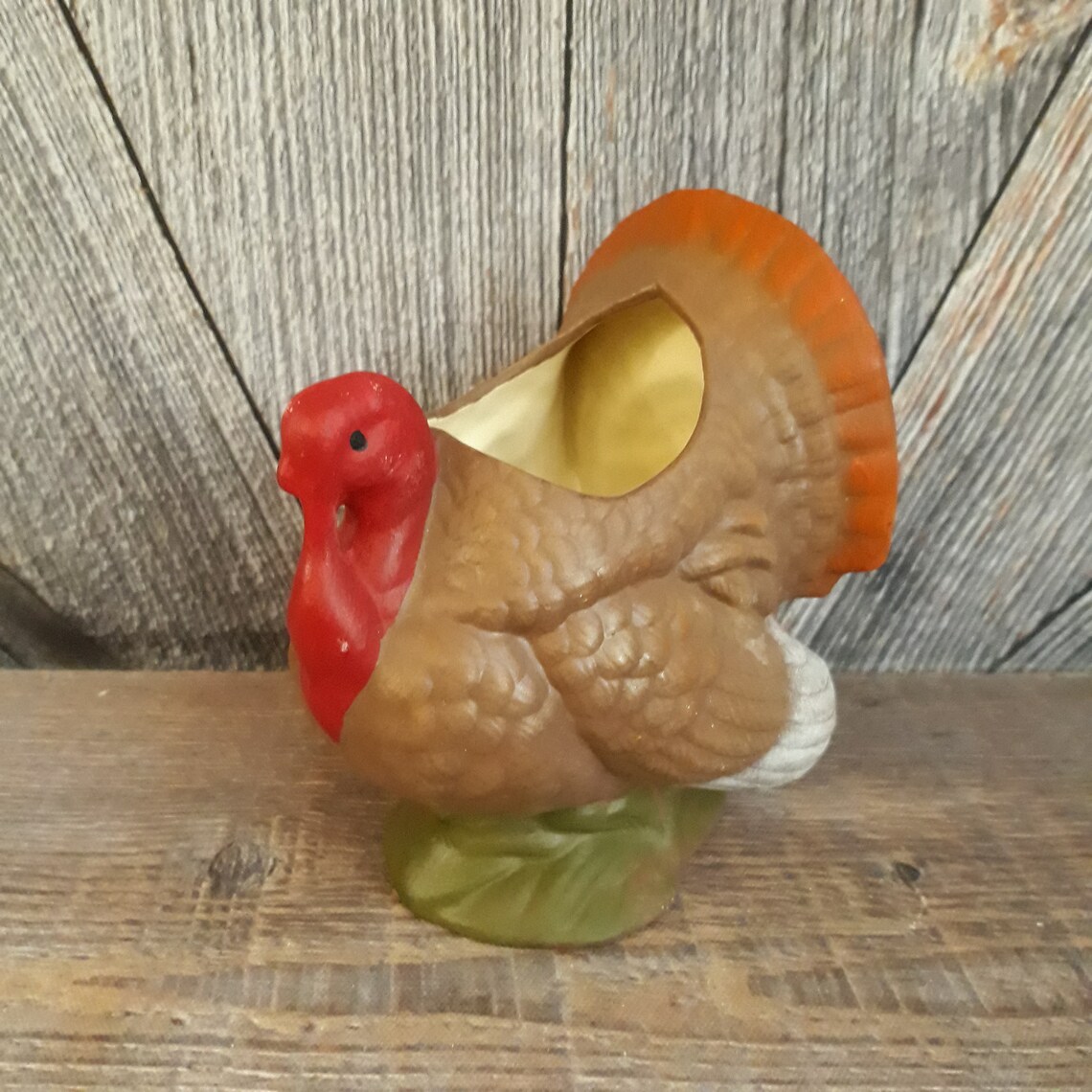 Vintage Ceramic Turkey Planter cute Turkey Planter Indoor - Etsy