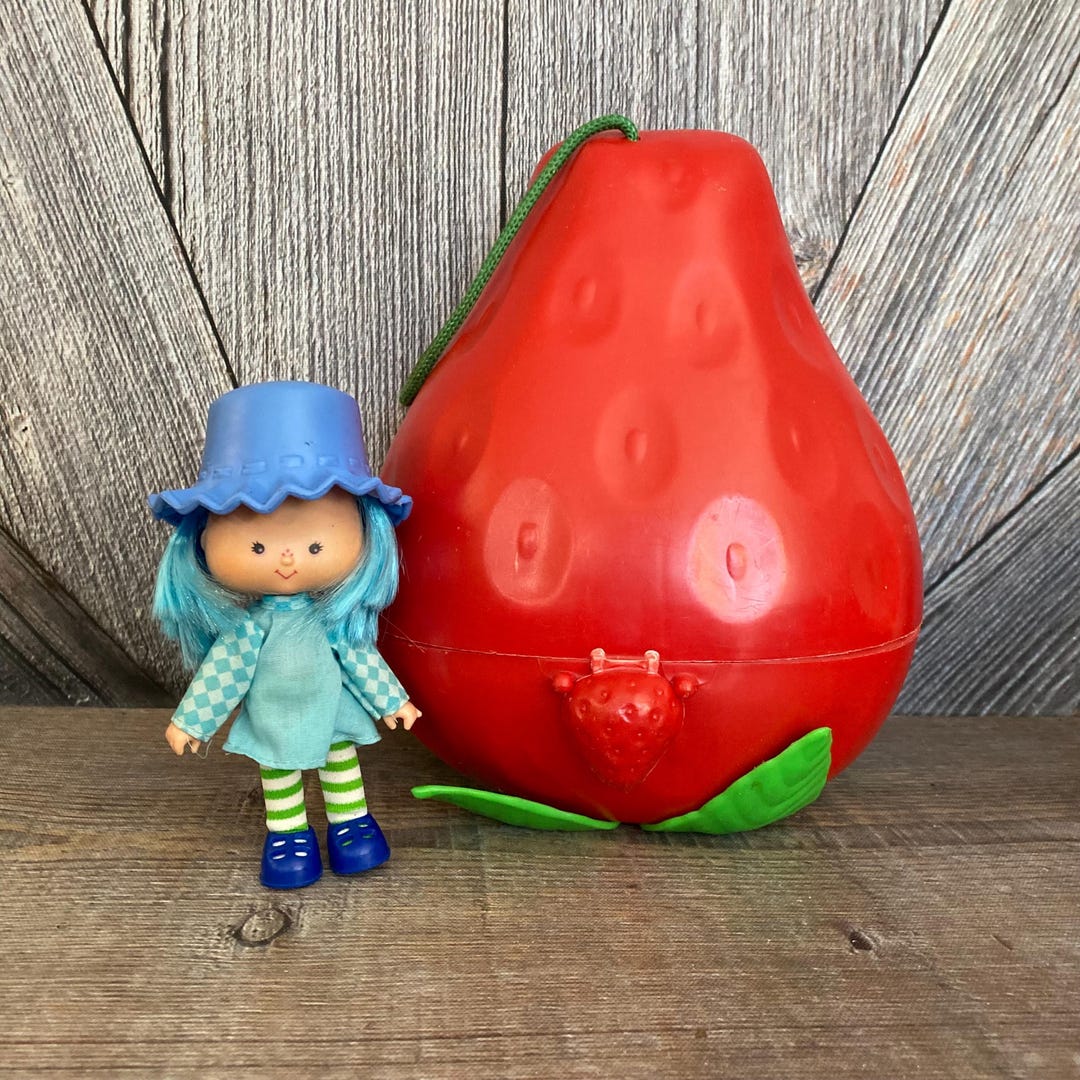 Vintage Strawberry Shortcake Carry Case and Blueberry Muffin Doll ...