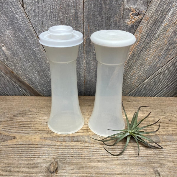 Tupperware Salt and Pepper Shakers - Etsy