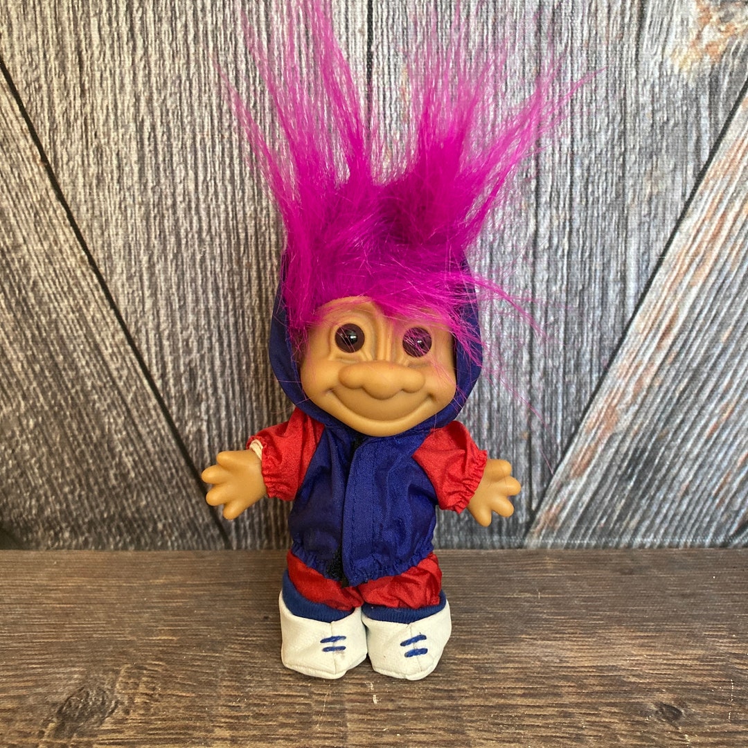 Vintage Track Troll Doll {vintage Russ Berrie Troll} 5 Inch Troll Sweat ...