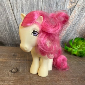 Vintage My Little Pony Birth Flower February Violet Pony generation 1 ...