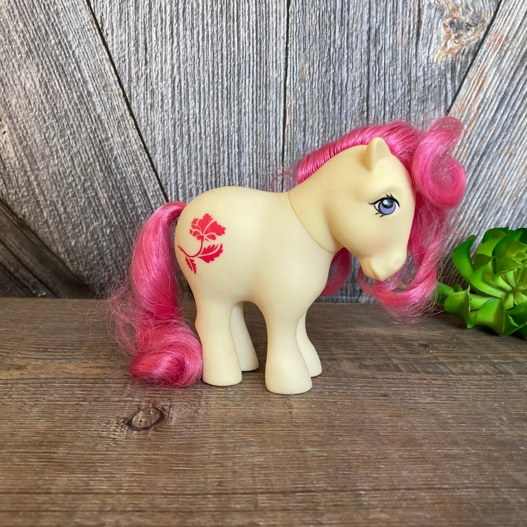 Vintage My Little Pony Birth Flower August Poppy Pony {generation 1 G1 ...