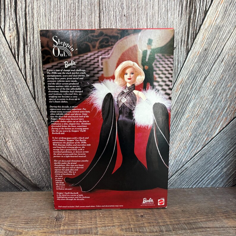 Steppin' Out Barbie {blonde Hair Mattel 21531 Stepping Out Fashion 30's ...