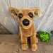 Vintage Dog Plush 1990s Chihuahua 10 Inch ORIGINAL A & A 90 Toy Stuffed ...