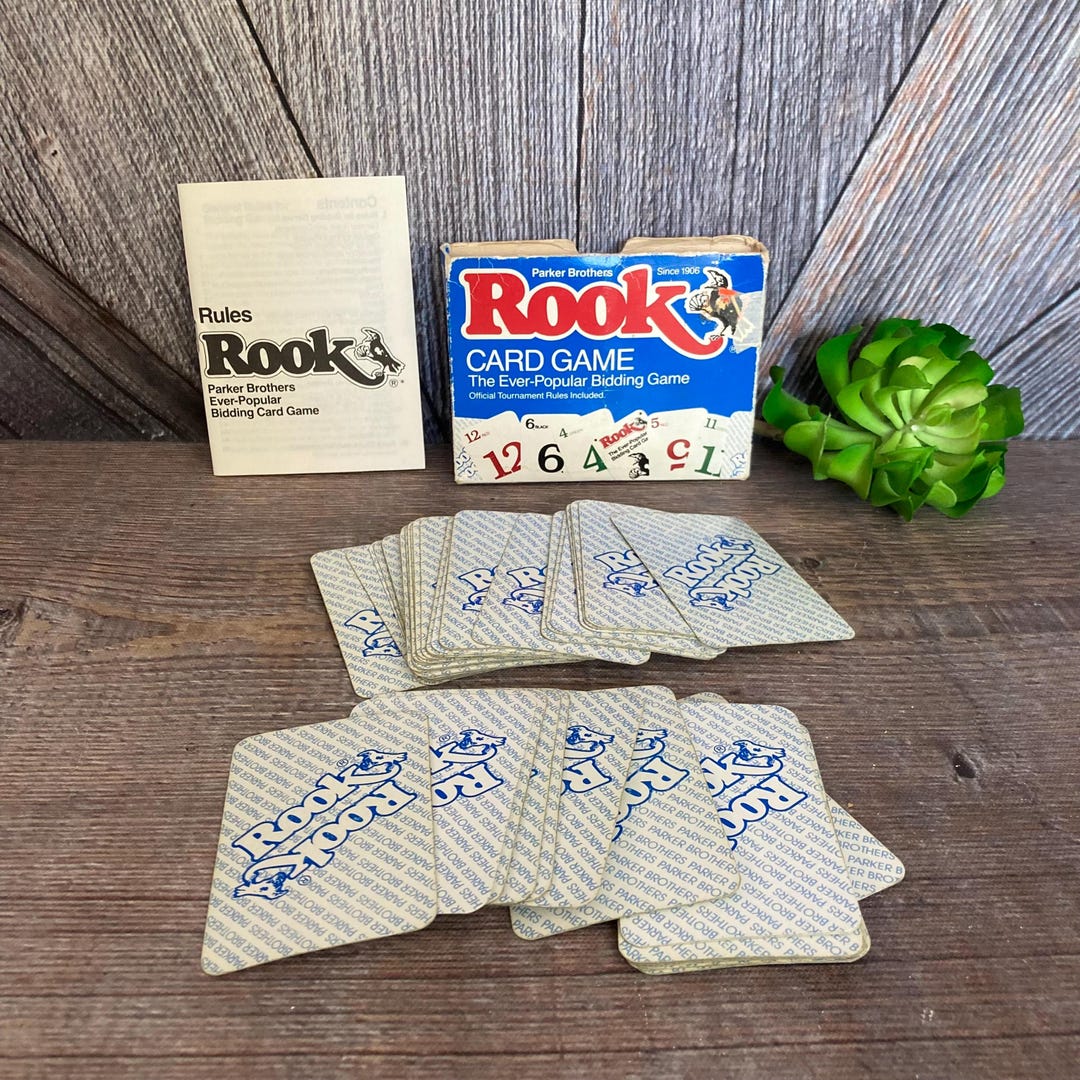 Vintage Rook Card Game 1985 Parker Brothers Game COMPLETE All Cards and ...