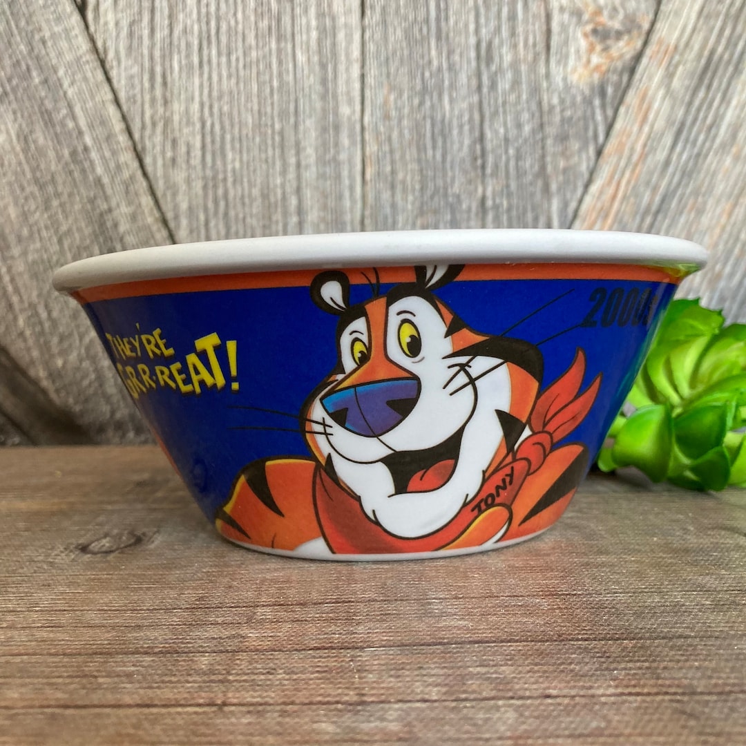 Vintage Frosted Flakes Cereal Bowl Tony the Tiger Vintage Melamine ...