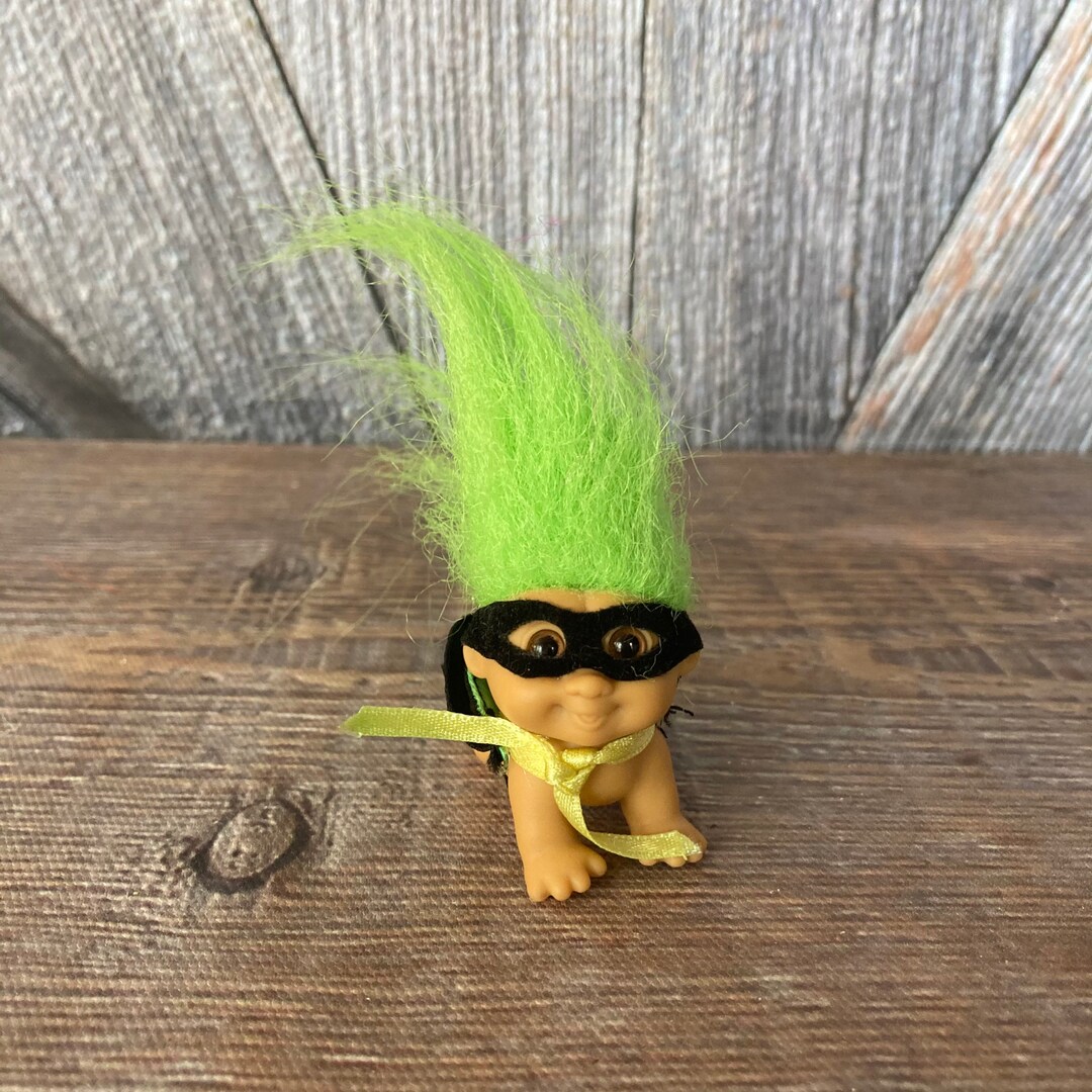 Vintage Halloween Troll Doll {crawling Baby Zorro} Russ Berrie ...