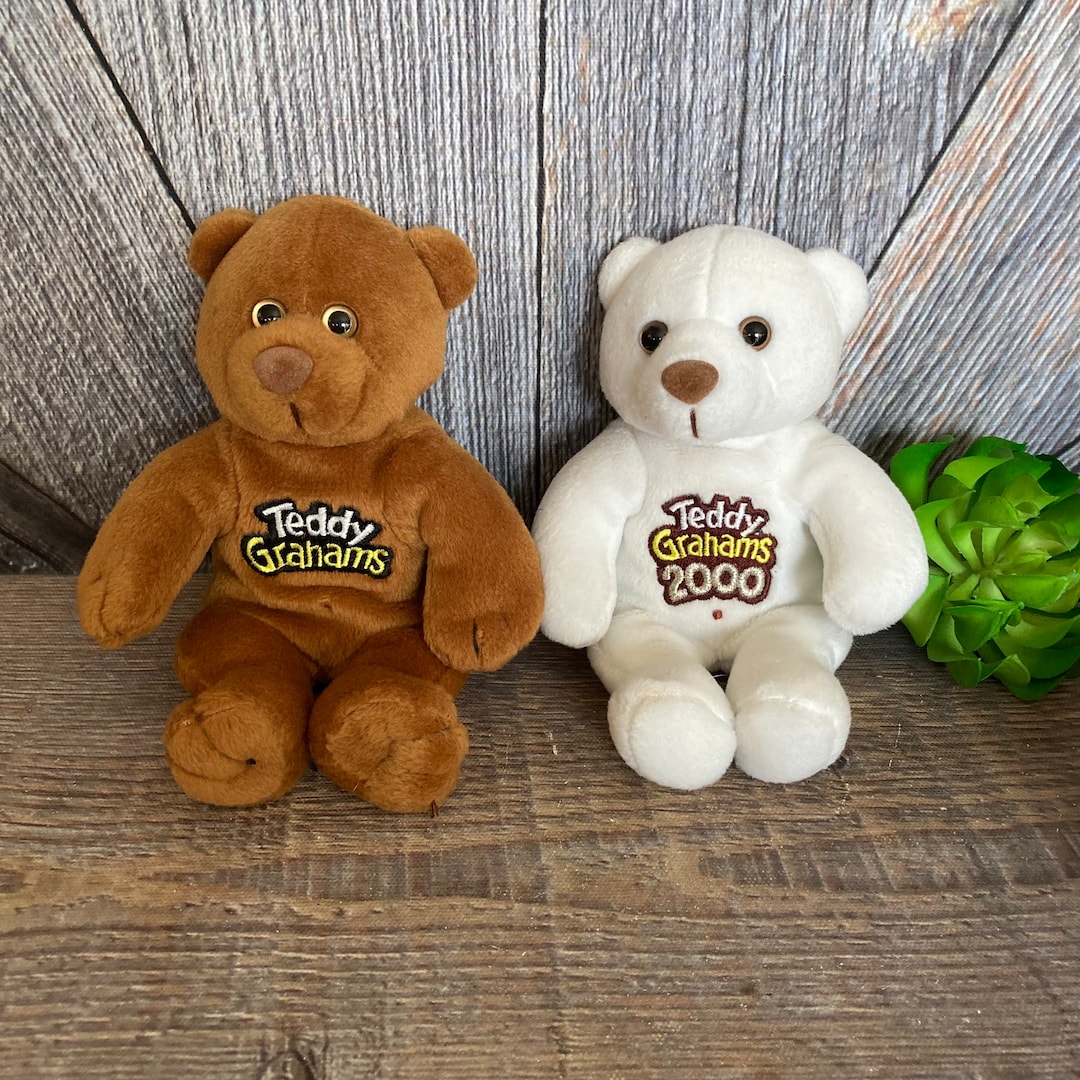 2 Teddy Grahams Bears Bean Bag Bears Spicy Cinnamon and TG the ...