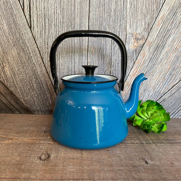 Enamel Tea Pot - Etsy