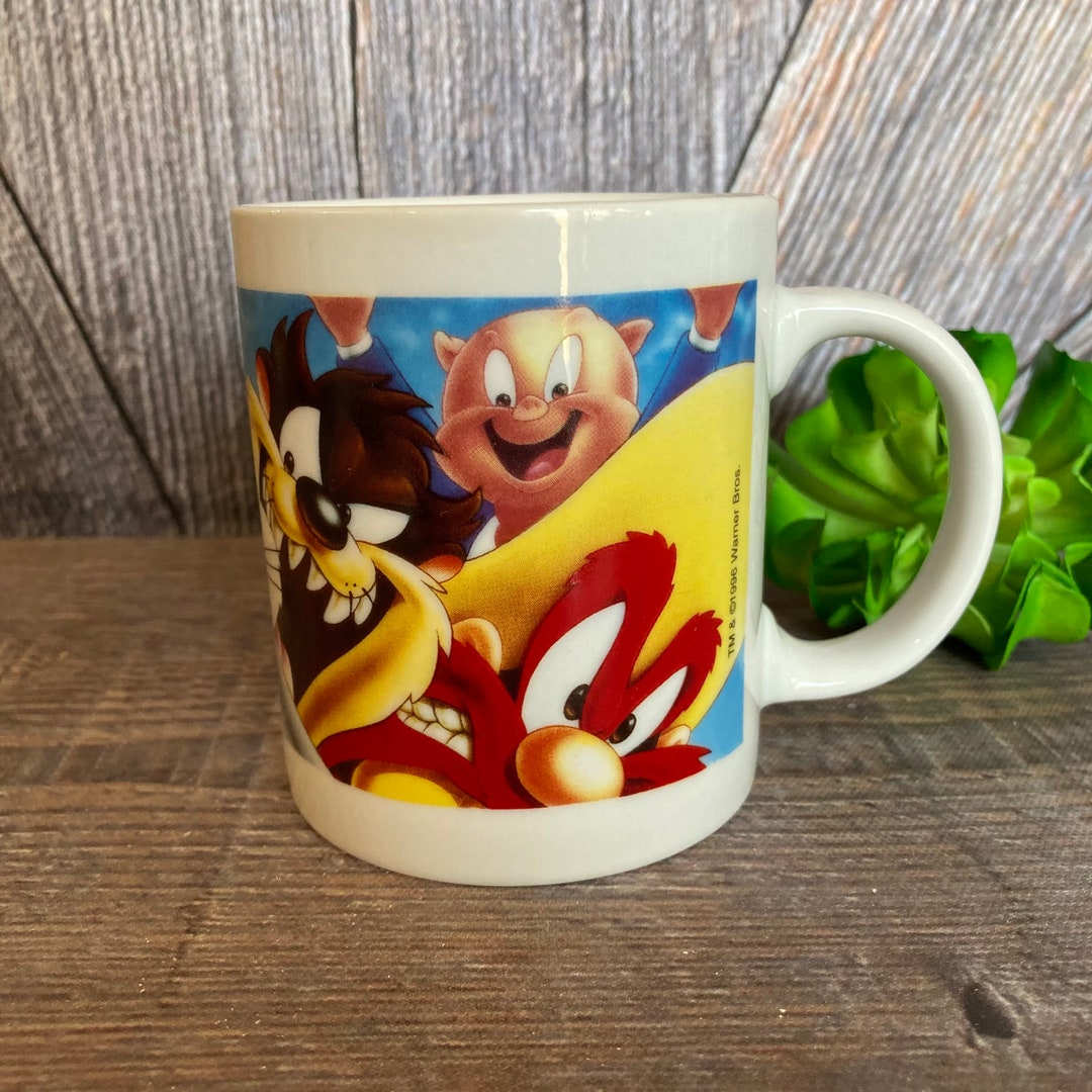 Looney Tunes Mug vintage Bugs Bunny Tweety Cartoon Coffee Mug CERAMIC ...