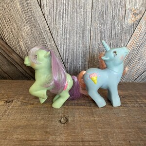 Vintage My Little Pony Coco Berry and Peppermint Crunch 3D Cutie Mark ...